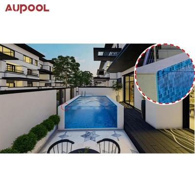 Cina Piscine personalizzate facili da installare con finestre in acrilico e pannelli di legno in plastica in vendita