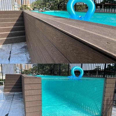 Cina Piscine prefabbricate con pannello acrilico a 100 mm sopra il suolo in vendita
