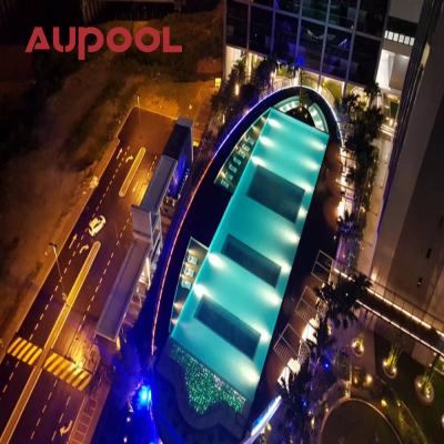 Cina Acrilico-100% Lucite PMMA Disegno di piscina importato per piscina esterna trasparente in vendita