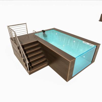 Cina AP-2000 Piscina prefabbricata per il nuoto sopra terra in container da 20 ft a 40 ft in vendita