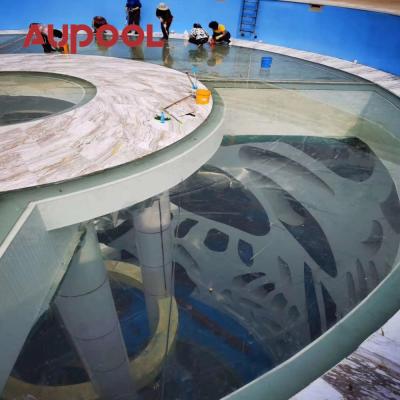 中国 プールや水族館設計のための厚さ30~950mmの透明なアクリルシートパネル 販売のため