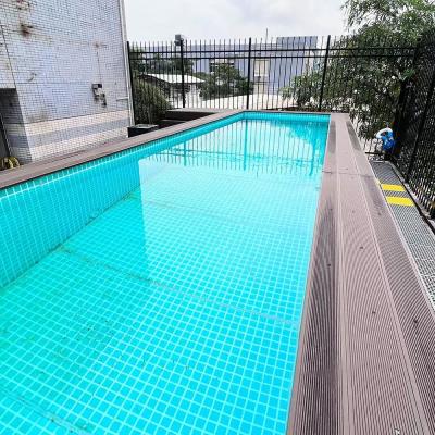 Cina Facile da installare Container da spedizione 40 piedi Piscina con finestra acrilica e vasca idromassaggio in vendita