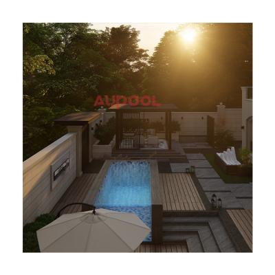 中国 オーダーメイドサイズ プールフェンスのための透明アクリルパネル AUPOOLポリカーボネートプールカバー 販売のため
