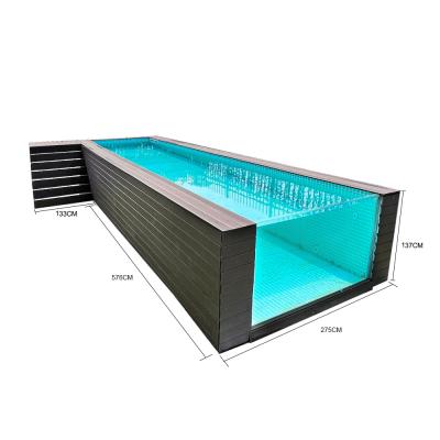 中国 10 作業日 リードタイム アクリル ミニ モジュラー プール 建設 簡単に 設置 販売のため
