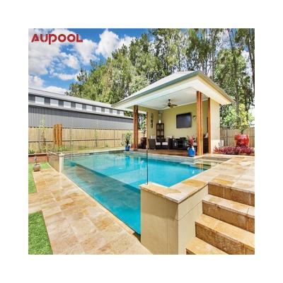 Cina Porta scorrevole in vetro piscina personalizzata modellazione in acrilico con pannello ghiacciato trasparente in vendita
