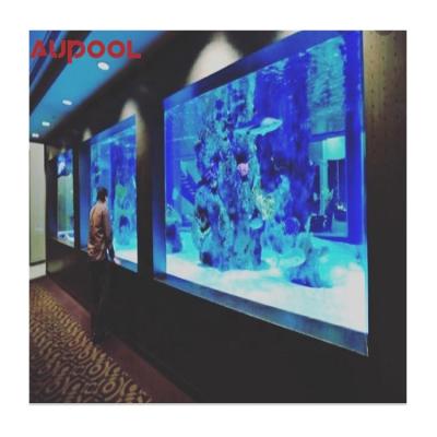 中国 鋳型アクリルパネルスタイル 8M 長い地下プール 大きな携帯式 終わりのないプール 販売のため