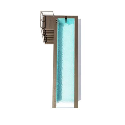 Cina Contenitore prefabbricato portatile da 20 piedi piscina per famiglie con acrilico di lucite e densità 1,2 g/cm3 in vendita