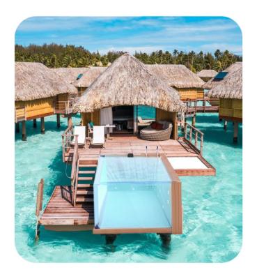 Cina Piscina trasparente e trasparente con piscina acrilica per il tuo resort in vendita