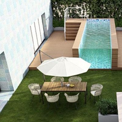 Cina Piscina trasparente e trasparente con piscina acrilica per il tuo resort in vendita