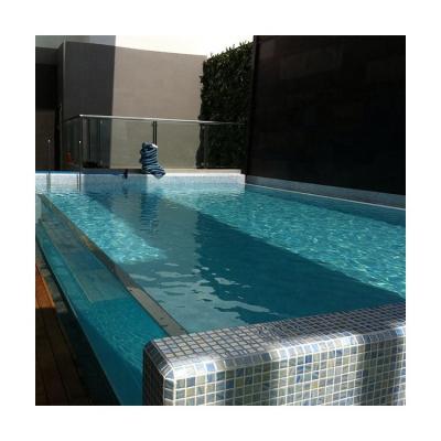Cina Spessore del pannello acrilico personalizzato Colore caffè Fibra di vetro Cortile Sky Lap Pool Design in vendita