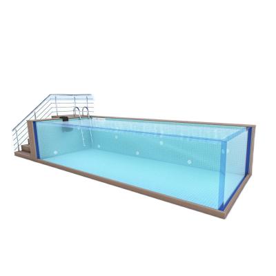 Cina Piscina Modulo Moderna Piscina per famiglie con certificato TUV e fibra di vetro prefabbricata in vendita