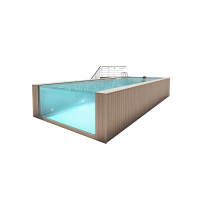China Piscina exterior pré-fabricada de fibra de vidro com alta transmissão de luz à venda