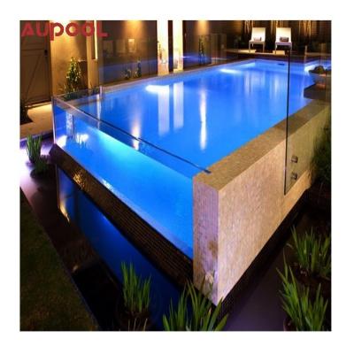 Cina Vetro personalizzato sopra il suolo di alta trasparenza Acrilico piscina pannelli di finestra di parete in vendita