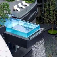 China Customized Swimming Pools Durable Above Ground Acrylic Pool with Epic Functionality for sale
