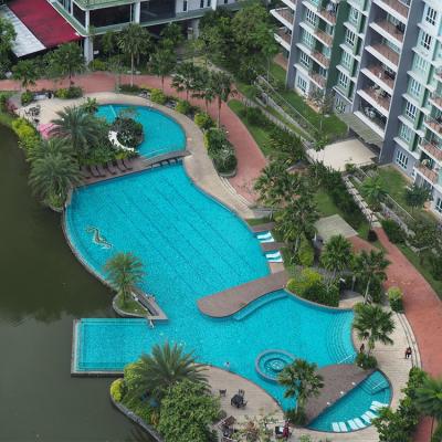 Cina Aupool Acrylic Suspended Transparent Glass Swimming Pool Design con pannello acrilico PMMA in vendita
