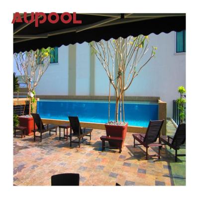 Cina Piscina per famiglie con pannello acrilico con tecnologia di polimerizzazione termostatica a secco e schienali in vendita