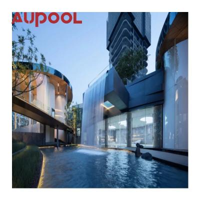 Cina Piscina per famiglie con pannello acrilico con tecnologia di polimerizzazione termostatica a secco e schienali in vendita