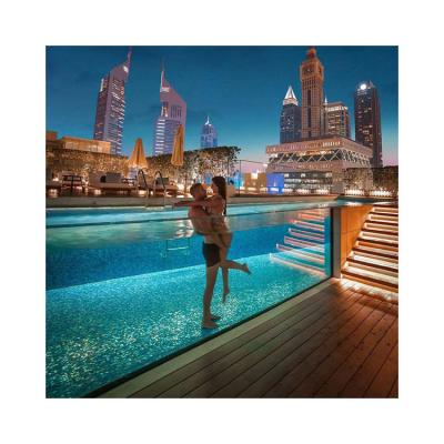 Cina Finestra acrilica per piscina OEM per esterno di lusso in vendita