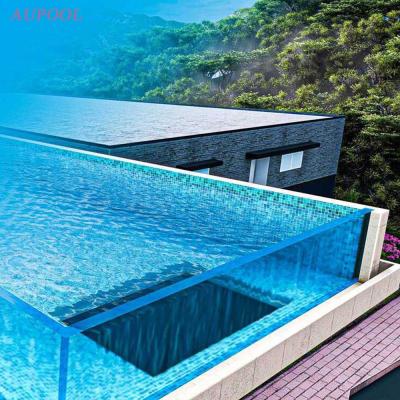 Cina Hotel piscina sospesa finestrino trasparente acrilico visibile con più lati in vendita