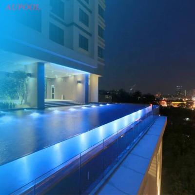 Cina Hotel piscina sospesa finestrino trasparente acrilico visibile con più lati in vendita