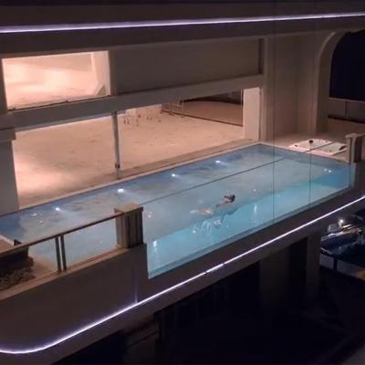 Cina Piscina esterna con 4 lati trasparenti e materiale acrilico in vendita