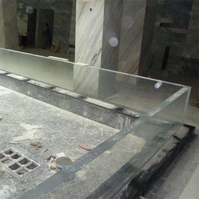 Cina Piscina esterna con 4 lati trasparenti e materiale acrilico in vendita