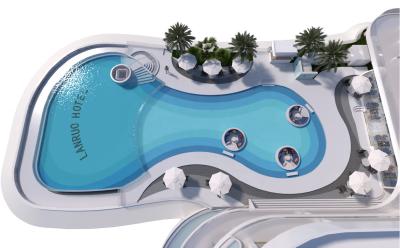 Cina Sistema di filtraggio prefabbricato per piscine acriliche in vendita