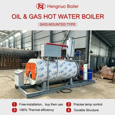 China Industrial Horizontal Atmospheric Pressure CWNS Automatic High Efficiency Hot Water Boiler Rapid Supply for Swimming Pool for sale