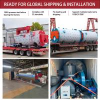 China Low Consumption 4t Horizontal Gas Steam Boiler for Pulp Paper Processing for sale