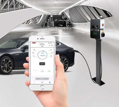 Cina Vetro temperato nero dei caricatori residenziali dell'automobile elettrica dei caricatori 3P di CA EV di IP55 IP66 in vendita