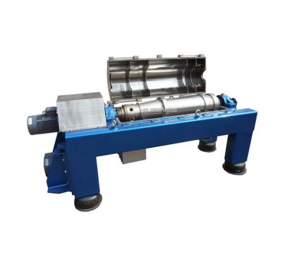 China automatic continuous LW450 filter oil liquid-liquid solid separation decanter centrifuge for fish oil 3 phase tricanter for sale