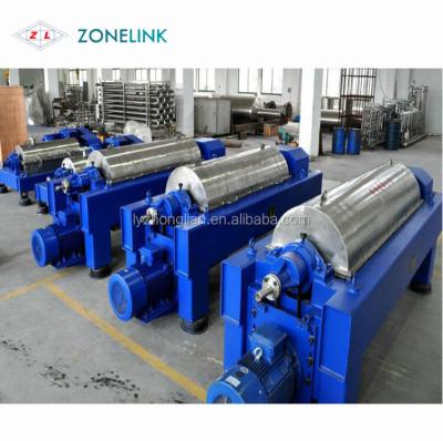China automatic continuous centrifugal filter laboratory cooking oil  decanter centrifuge for fish oil 3 phase tricanter for sale