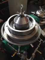 China Zonelink Disc Separator Pusher Centrifuge 5000 L/H 18.5 kW for Oil and Dairy for sale