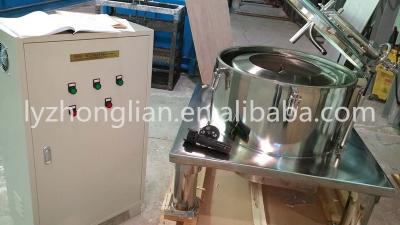 China Zhonglian Flat sesame oil extraction industrial centrifuge separator Perforated Basket Centrifuge for acetic acid for sale