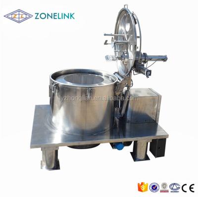China Zhonglian Flat sesame oil extraction industrial centrifuge separator Perforated Basket Centrifuge for acetic acid for sale