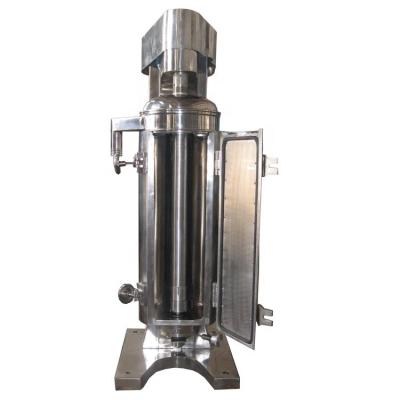 China Algen Tubulaire centrifuge voor inkt GQ75J Hoge snelheid 20000 rpm Vaste vloeistofseparator Handmatige Vaste ontlading 500l/h op basis van water Te koop