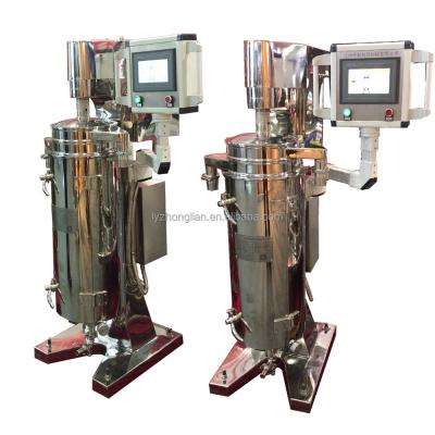 China Escala de laboratorio de separación trifásica separador centrífugo eléctrico de crema de leche gf105 centrífuga tubular en venta