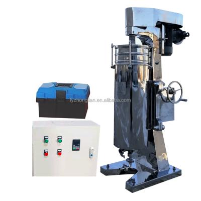 China Escala de laboratorio de separación trifásica separador centrífugo eléctrico de crema de leche gf105 centrífuga tubular en venta