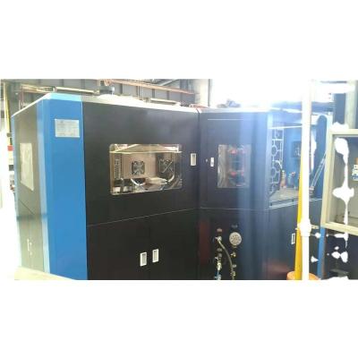 China Neues Design halbautomatische Formmaschinen Einzelstadium 4 Hohlraum PET Wasserflasche Blasformmaschine mit großem Preis zu verkaufen