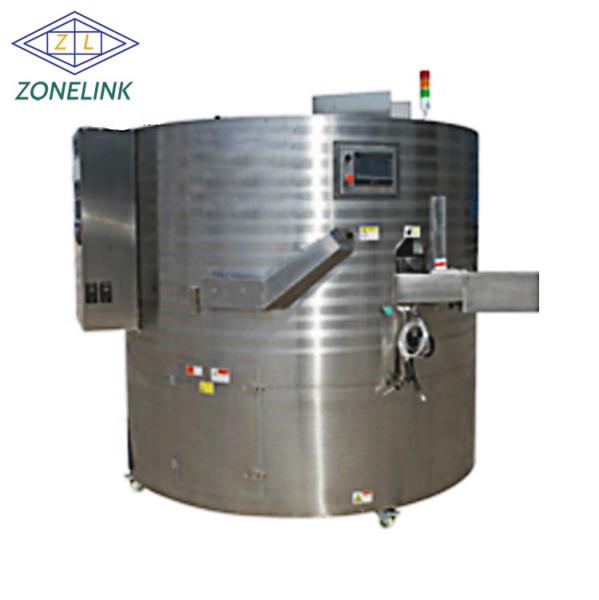 Quality Round Bottle Unscrambler Machine With Rotary Feeding Turntable Table for sale