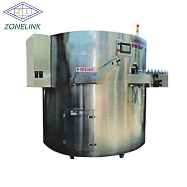 Quality Round Bottle Unscrambler Machine With Rotary Feeding Turntable Table for sale