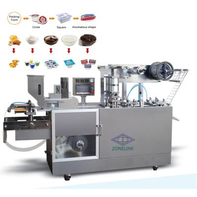 China New design package DPP-80 Tomato Paste Sauce Blister Packing Machine for sale