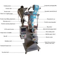 China Round Corner Stick Powder Automatic Packing Machine 3 Side Sealing Small Bag 1-50ml 30-60bags/min for sale