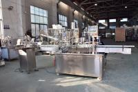 China Siemens Touch Screen Automatic 4-Head Capping Filling Machine for 100ml Perfume Bottles, 30-100 Bottles/Min Capacity for sale