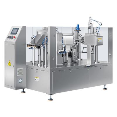 Cina Paper Packaging Material Doypack Filling Sealing Machine for Fruit Jam and Tomato Paste in vendita