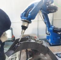 China 6 Axis Automatic Welding Workshop With Positioner Rotating Table for sale