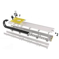 China 1000kg Payload Fully Enclosed 7th Axis Linear Guide Rail for Laser Cutting for sale