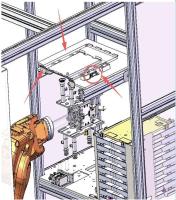 China QJAR JQR7-900 6-Axis Robot Machine Tool Automatic Door Flipping Module for sale