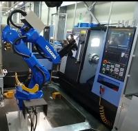 China Yaskawa GP50 Machine Tending Cell with Gripper and Linear Axis for sale