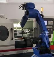 China Yaskawa GP50 Machine Tending Cell with Gripper and Linear Axis for sale